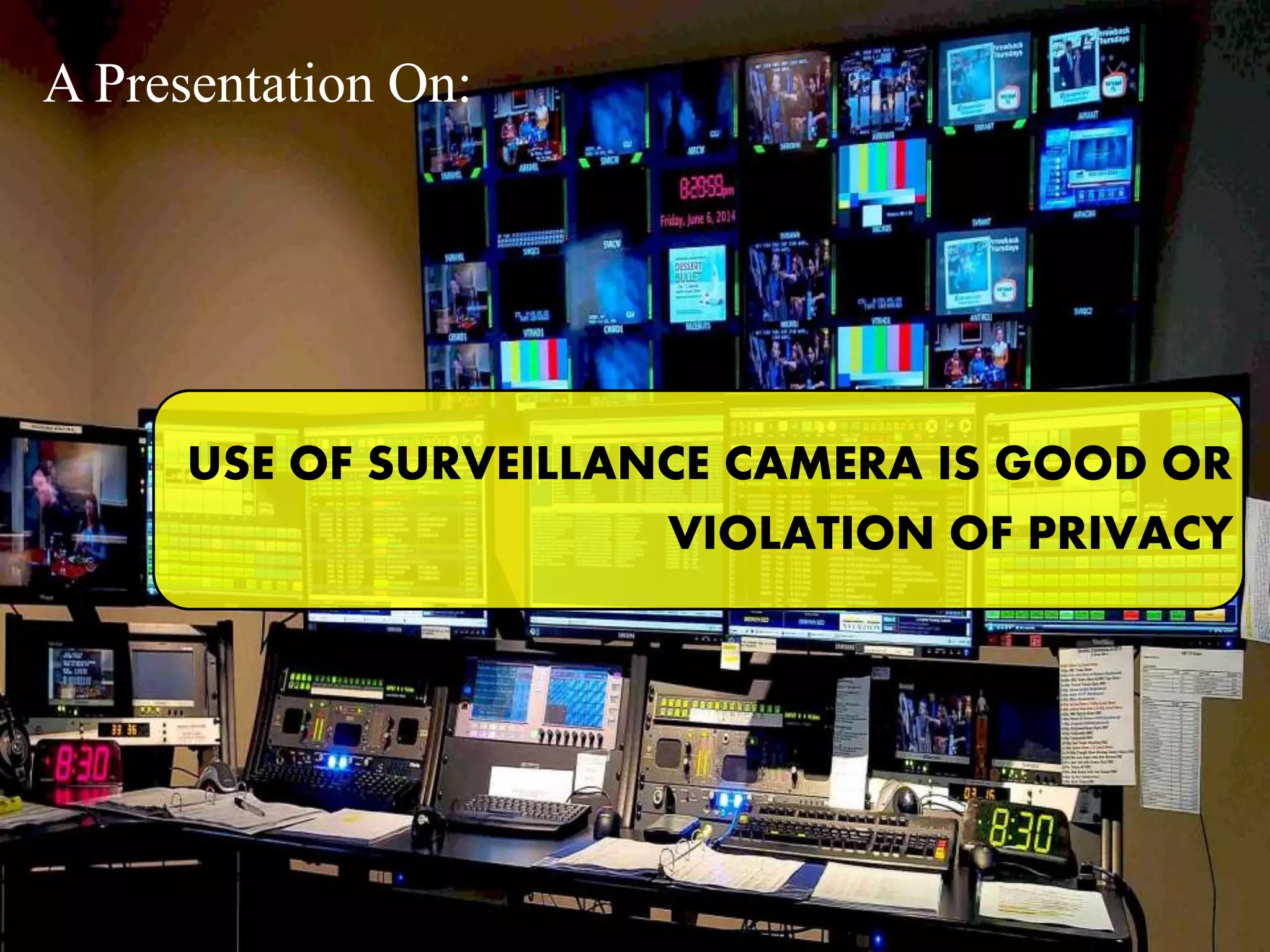 Impact of CCTV on 'Right to Privacy' | PPT