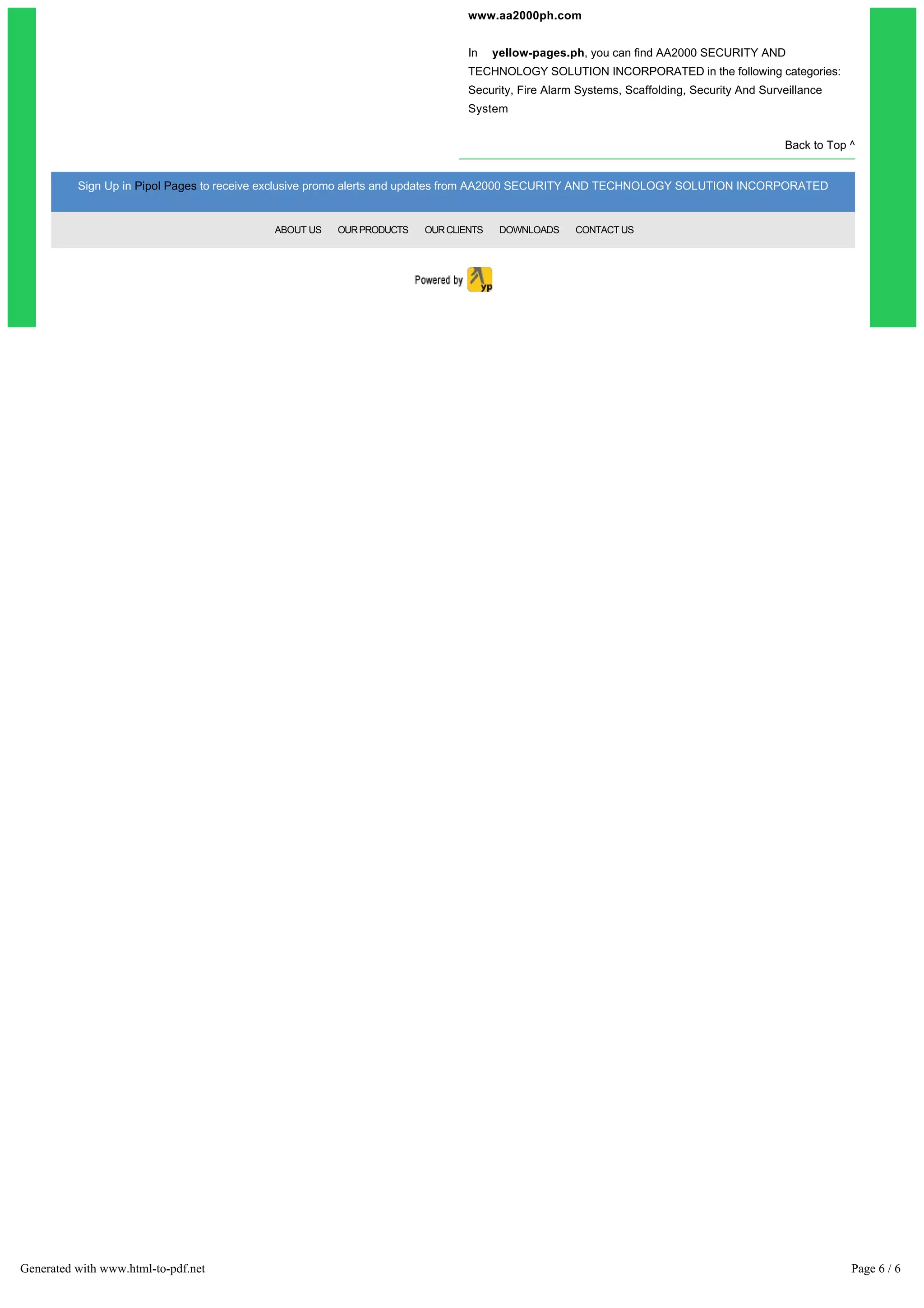 CCTV | Fire Alarm System - AA2000 Security and Technology Solutions | PDF