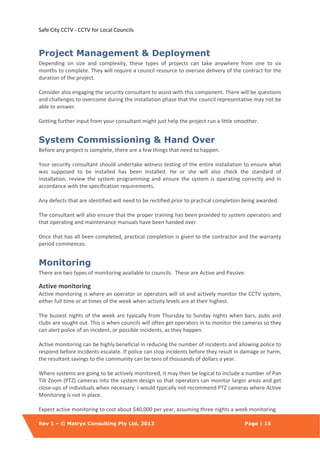CCTV for local councils | PDF