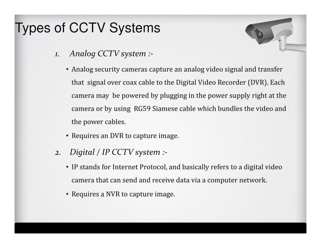 CCTV Basic | PDF | Cameras and Camcorders | Consumer Electronics