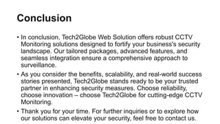 Enhancing Security With CCTV Monitoring Services | PPTX