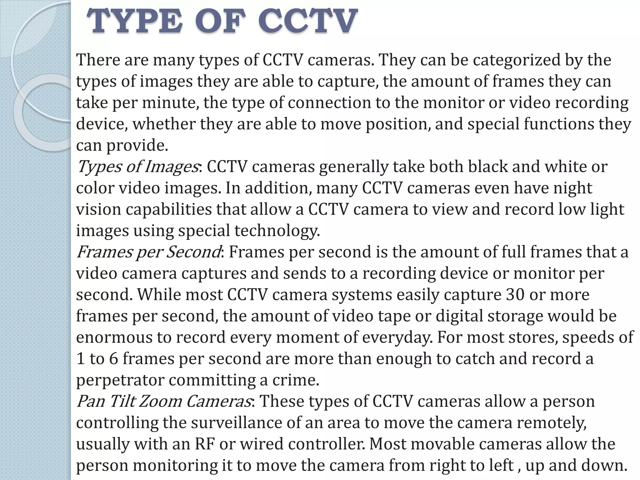 CCTV Presentation | PPTX