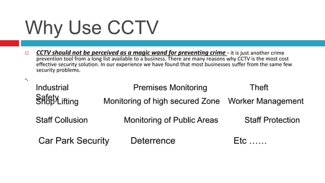 Cctv presentation | PPTX