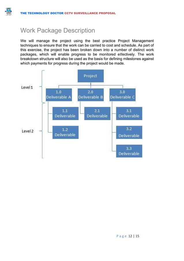 Proposal to supply, installation and testing of CCTV Camera | PDF | IT ...
