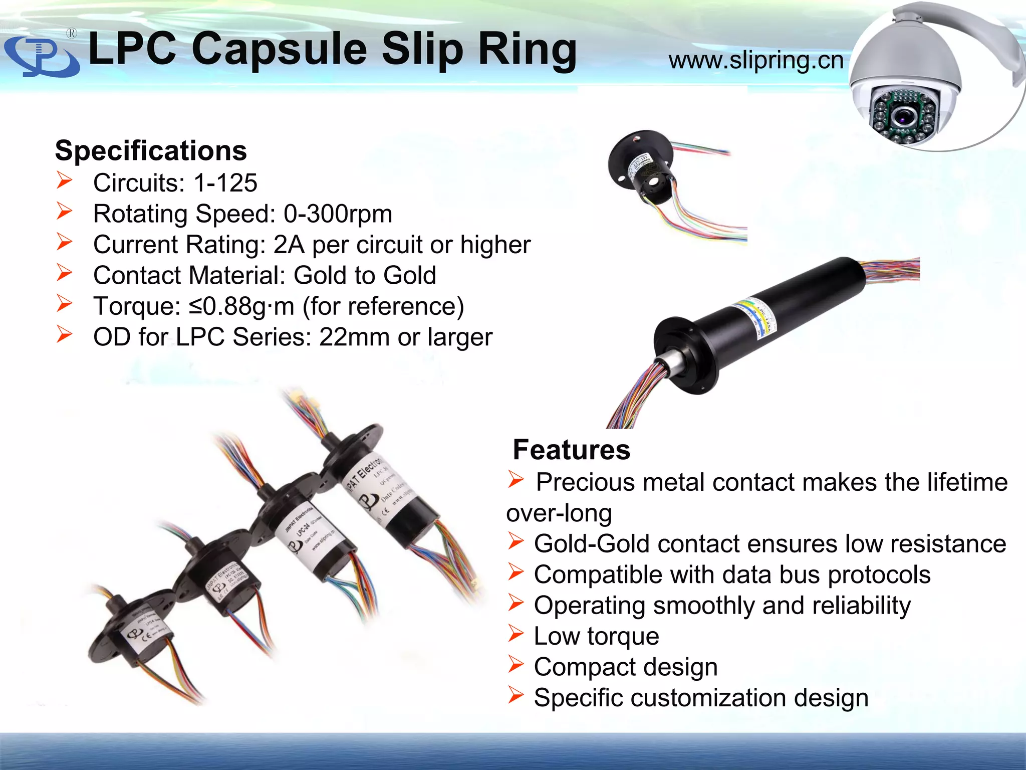 CCTV Slip Rings