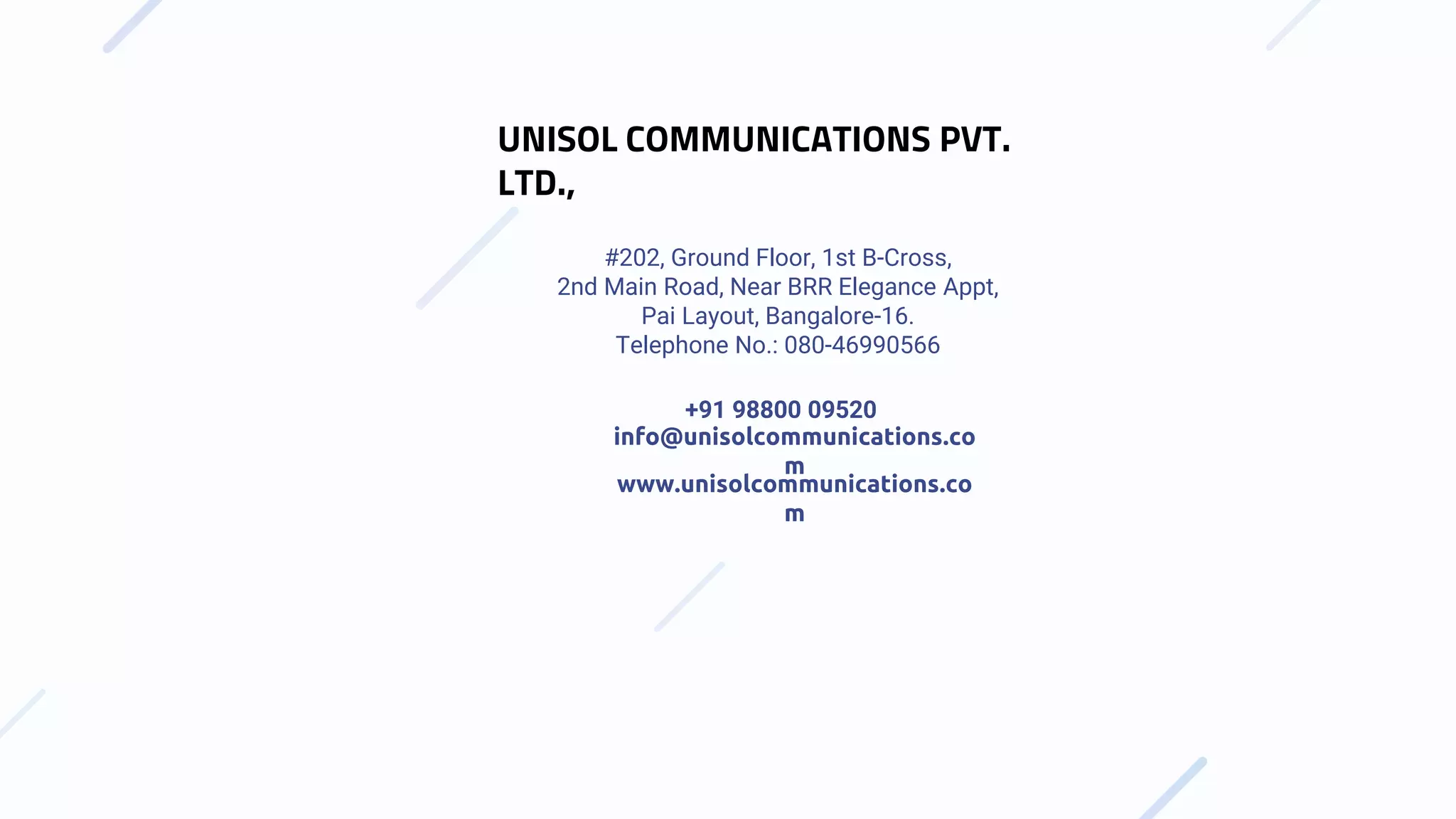 Cctv system | CCTV Surveillance | Unisol | PPT