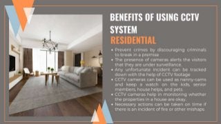 CCTV System Usage and Benefits | PPTX