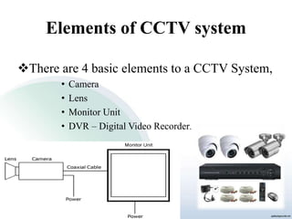 CCTV System - Close circuit television System - UCJ | PPTX | Cameras ...