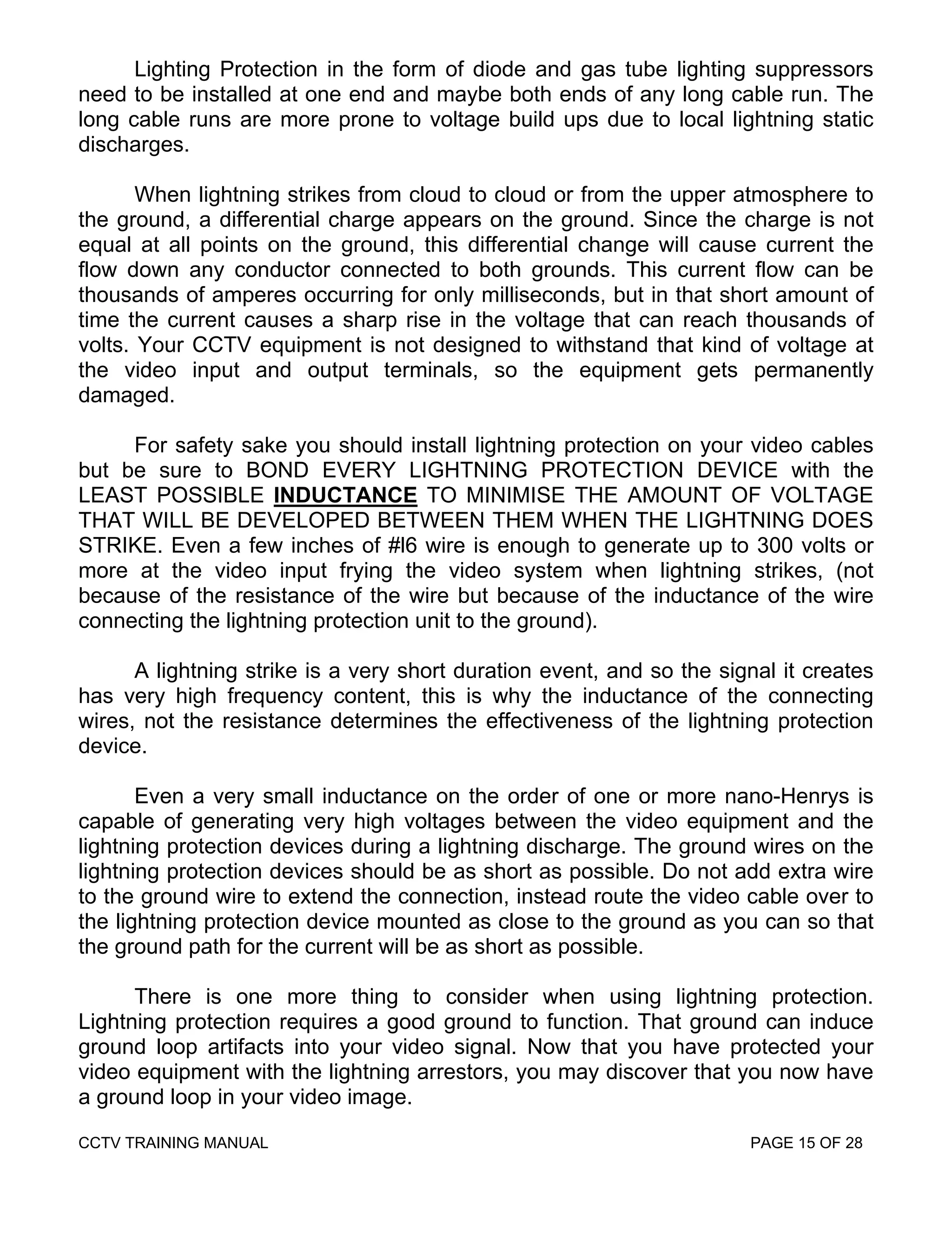 Cctv training manual | PDF