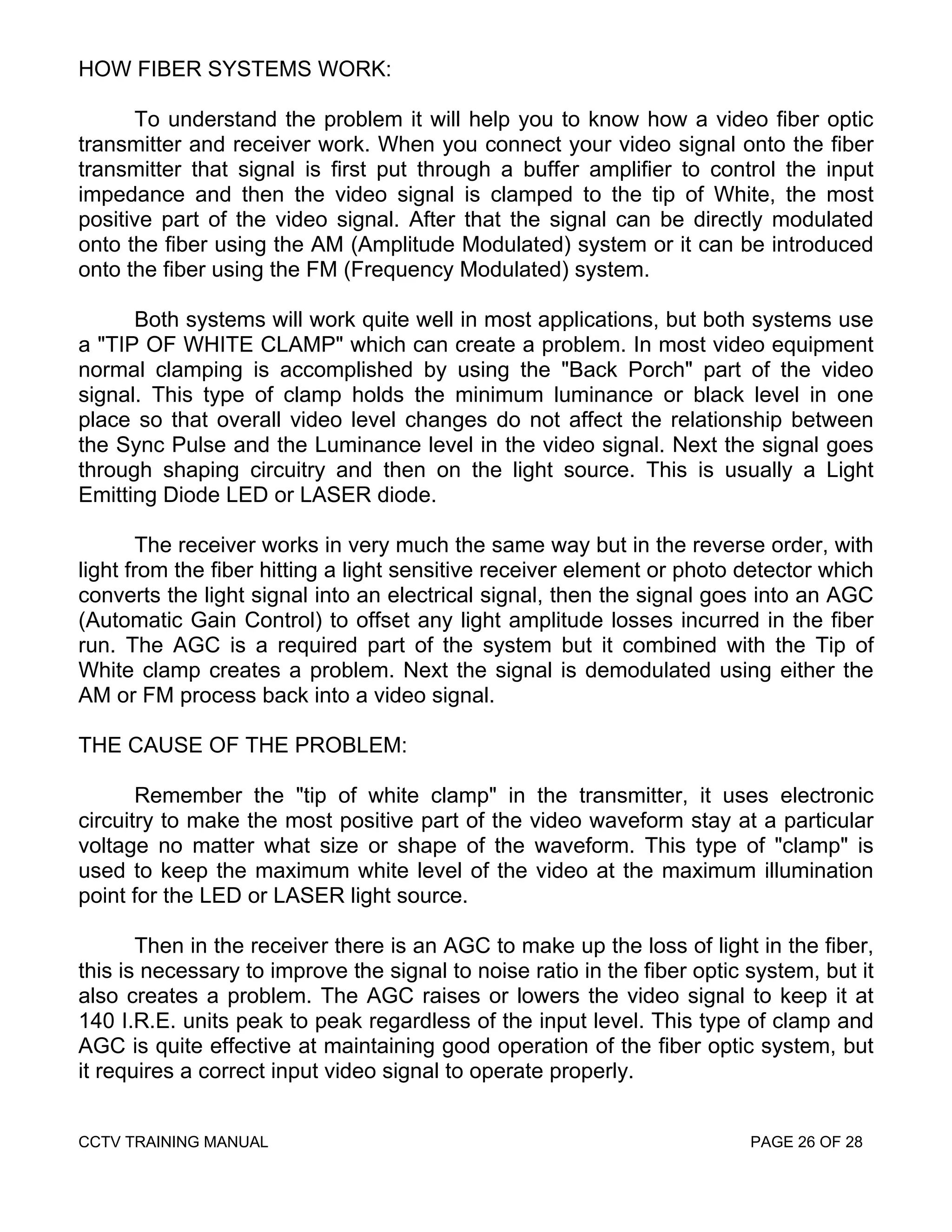 Cctv training manual | PDF