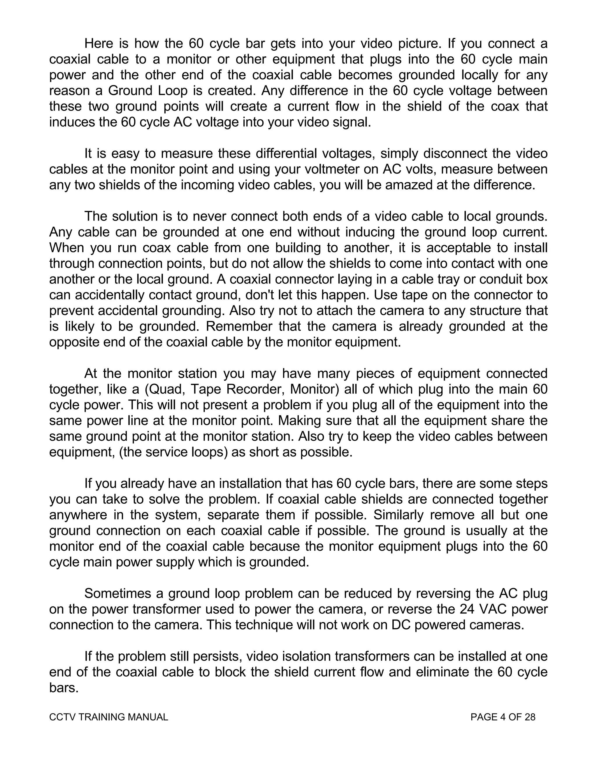 Cctv training manual | PDF