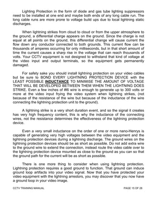 Cctv training manual | PDF