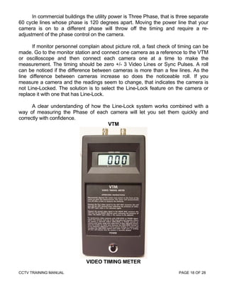 Cctv training manual | PDF