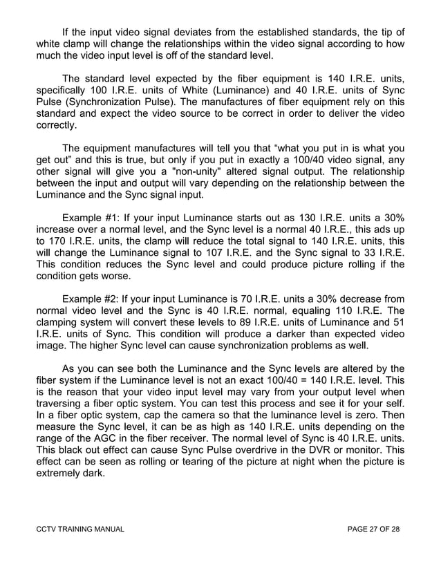 Cctv training manual | PDF | Cameras and Camcorders | Consumer Electronics