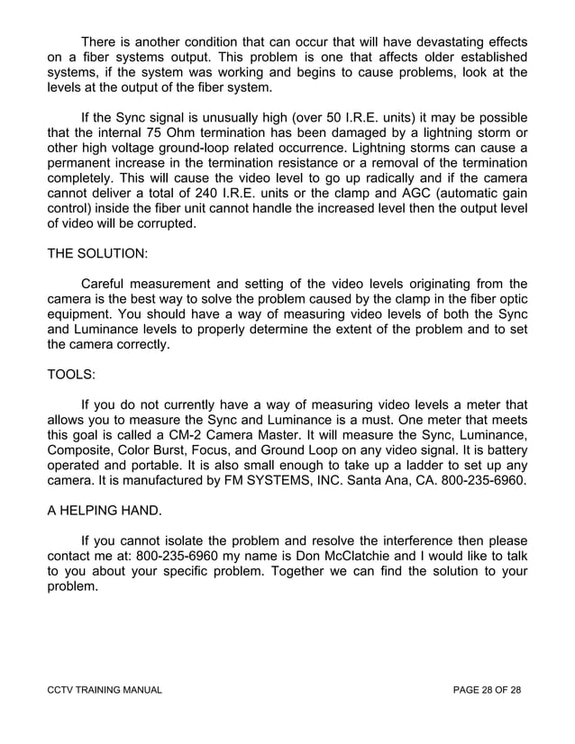 Cctv training manual | PDF | Cameras and Camcorders | Consumer Electronics