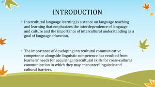 Addressing Culture in EFL Classrooms | PPTX