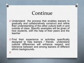 CROSS CULTURAL UNDERSTANDING-INTRODUCTION | PPTX