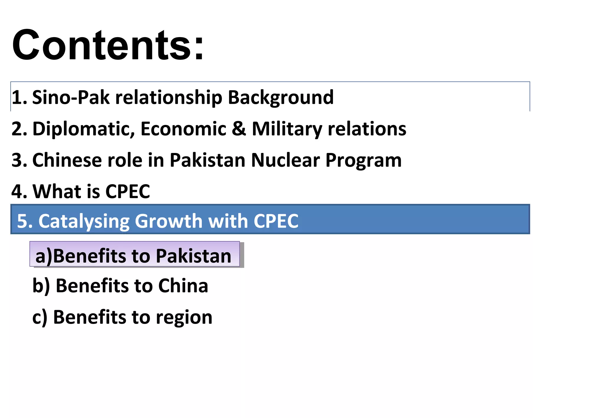 China Pakistan Friendship and CPEC | PPT
