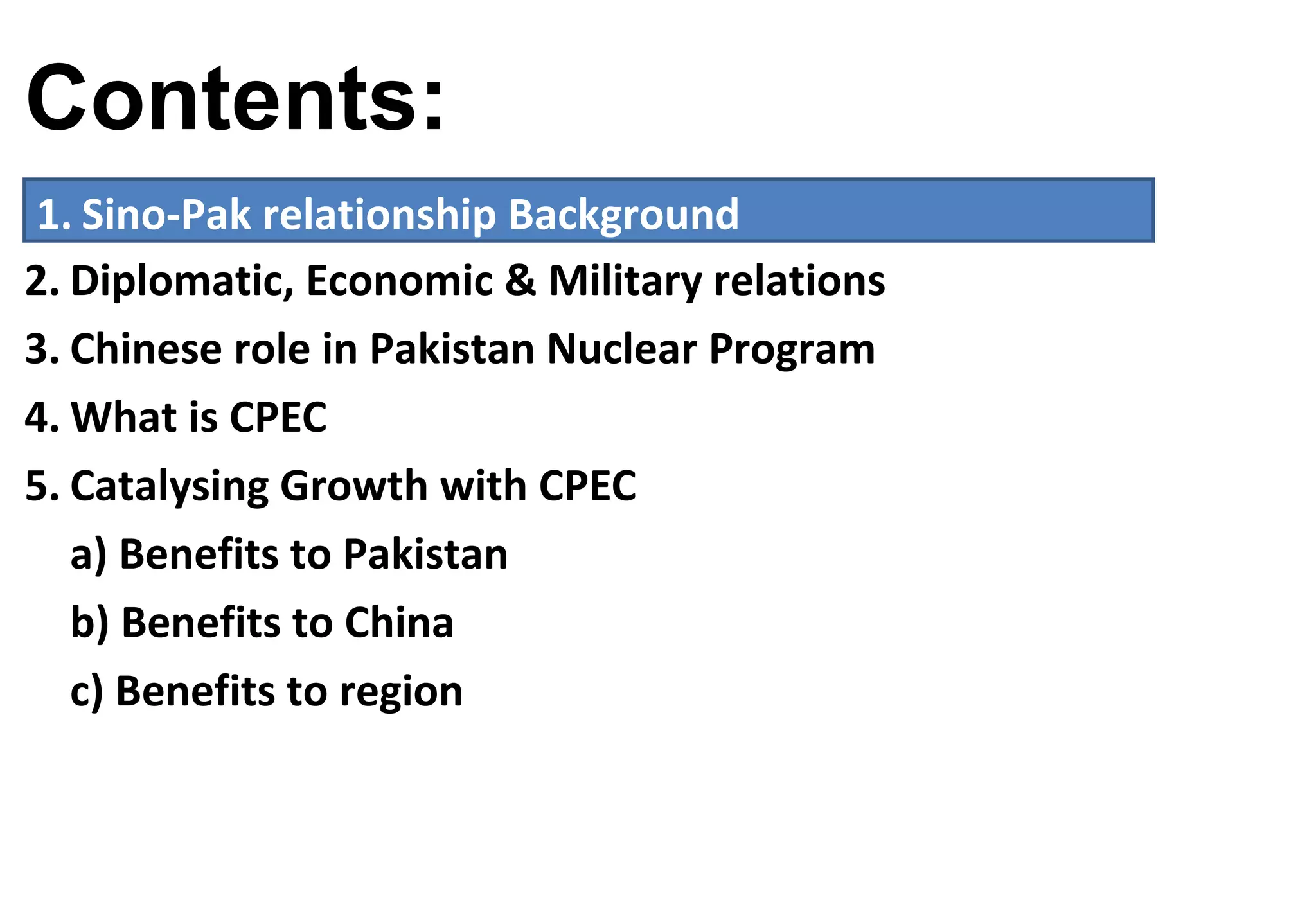 China Pakistan Friendship and CPEC | PPT