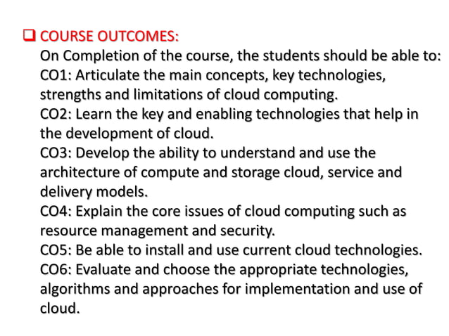 Cc unit 1 ppt | PPT | Cloud Computing | Internet