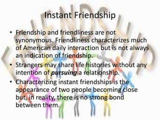 CROSS CULTURE UNDERSTANDING-PERSONAL RELATIONSHIP | PPTX