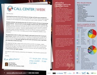 10th Annual Call Center Week | PDF | Business | Business and Finance