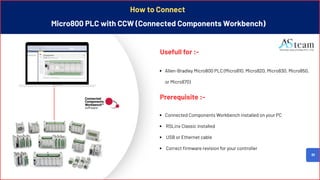 How to Connect Micro800 PLC with CCW (Connected Components Workbench) | PDF