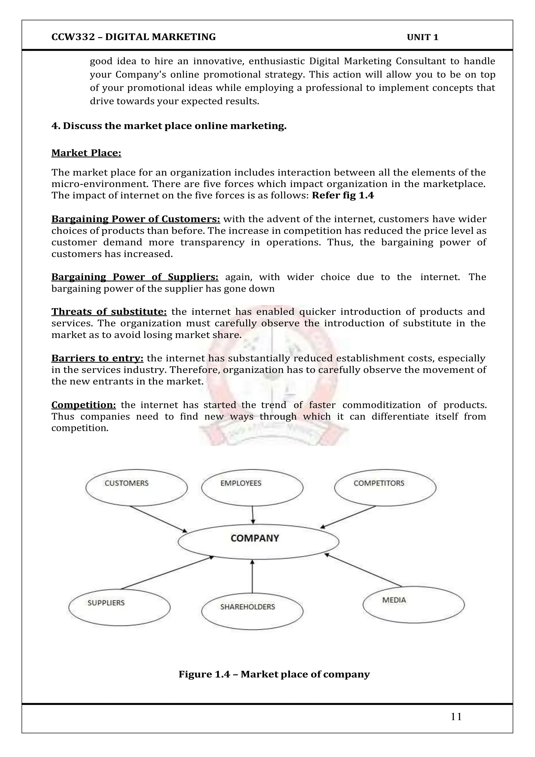 CCW332-DIGITAL MARKETING QUESTION BANK WITH ANSWERS | DOCX