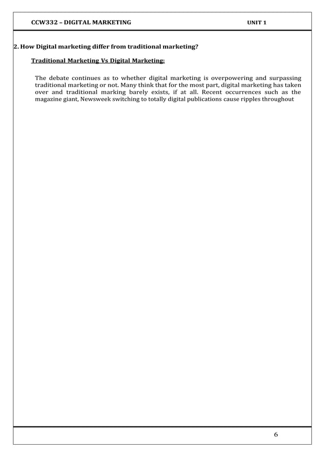 CCW332-DIGITAL MARKETING QUESTION BANK WITH ANSWERS | DOCX