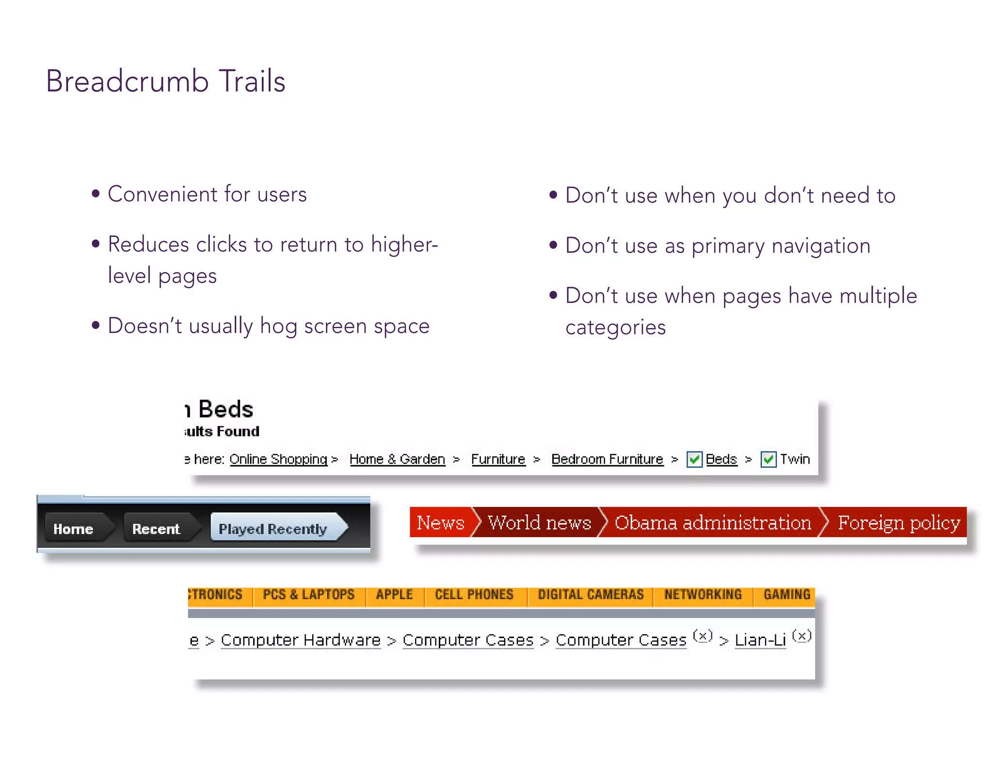 Web Navigation Presentation | PDF