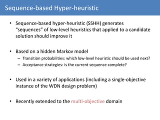Multi-objective Optimisation of a Water Distribution Network with a ...