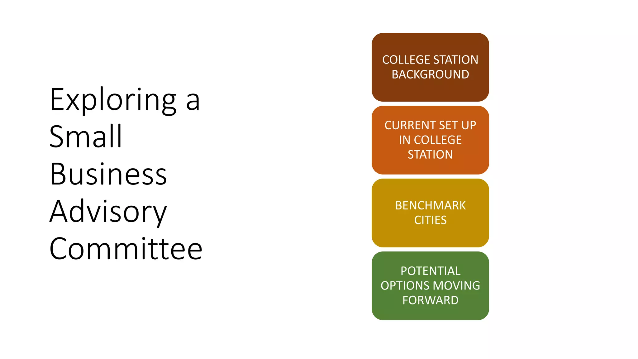 Small Business Advisory Group | PPT