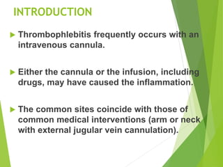 nursing indicator thrombophlebitis.pptx