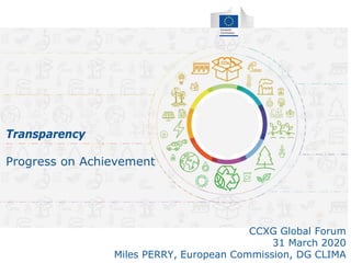 CCXG Forum, March 2020, Miles Perry | PPT