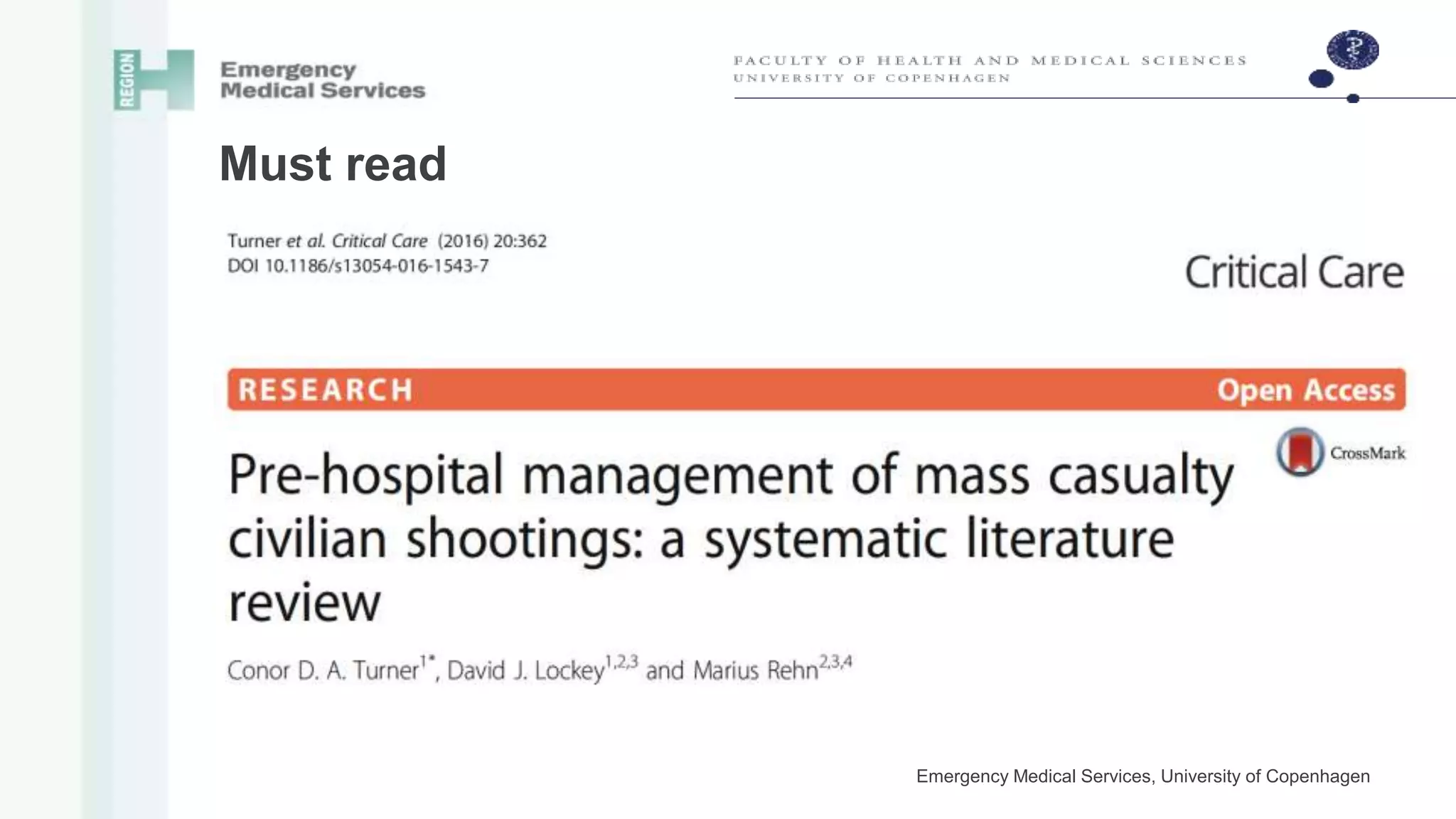 TEMS - Tactical Emergency Medical Services | PPTX