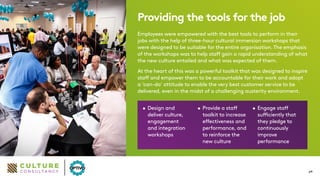 Culture Consultancy Case Study- Optivo Cultural Immersion Workshops | PPT