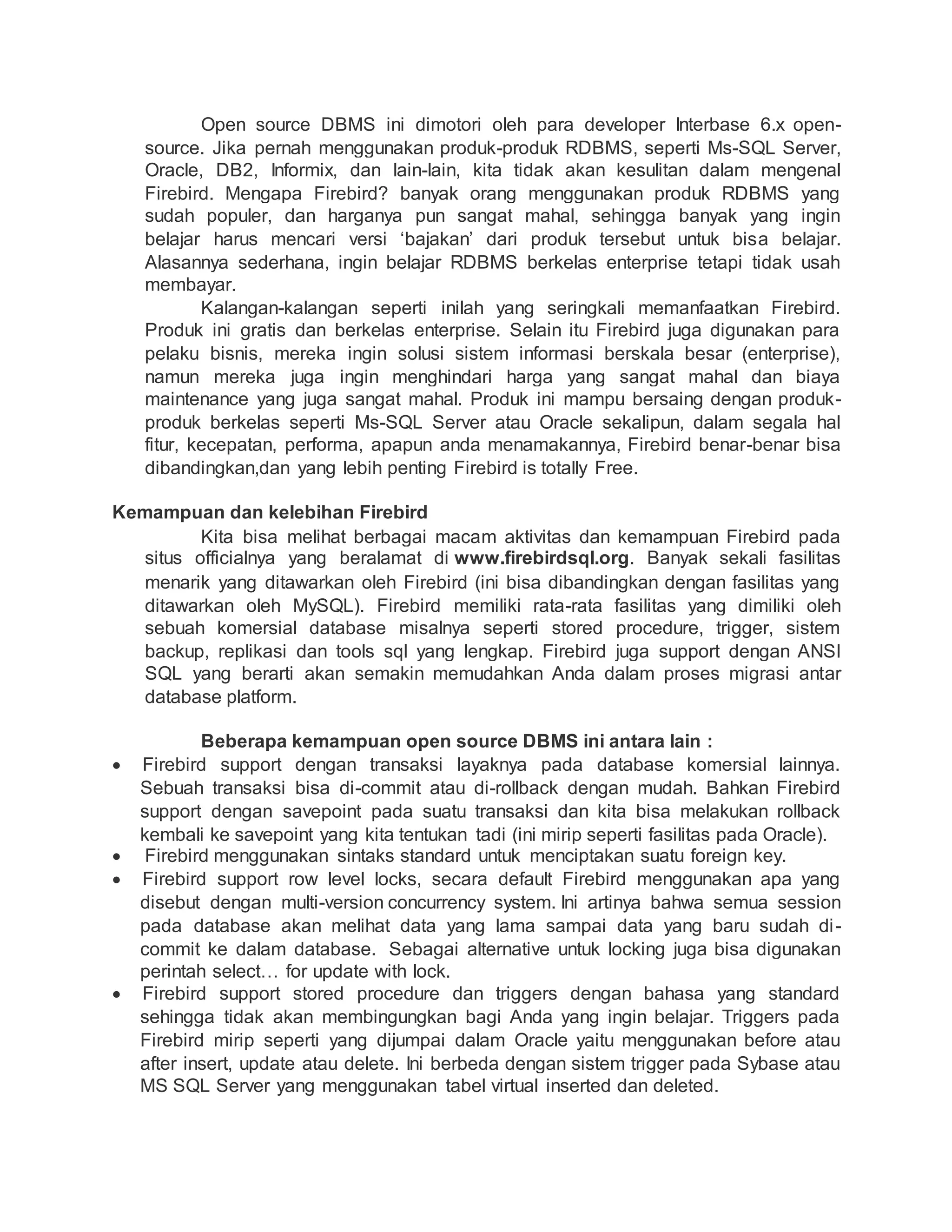Materi lengkap tentang database | DOCX