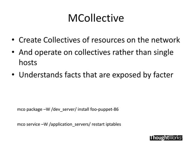 Automated Deployment Pipeline using Jenkins, Puppet, Mcollective and AWS | PPT