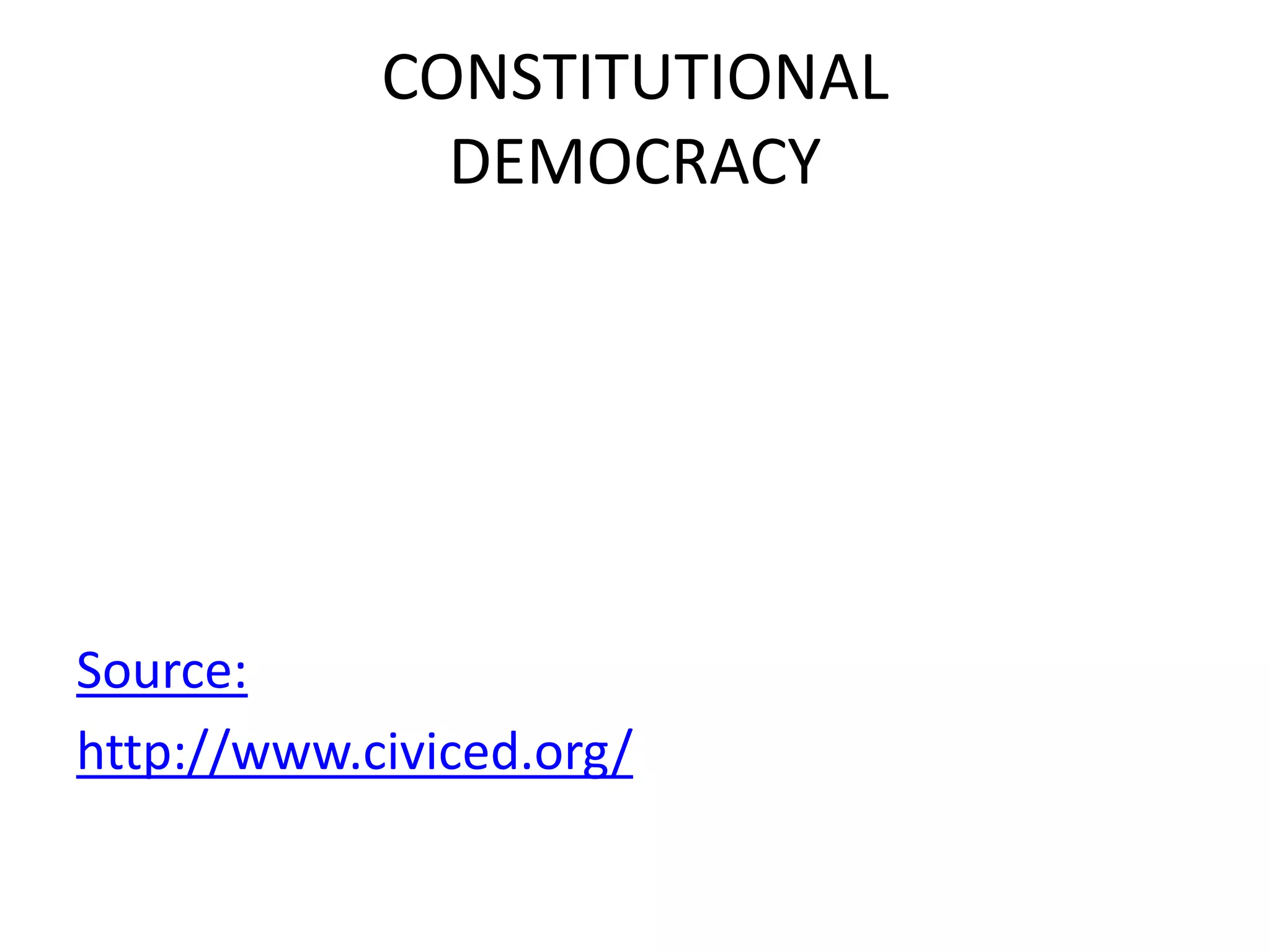 CONSTITUTIONAL DEMOCRACY | PPTX
