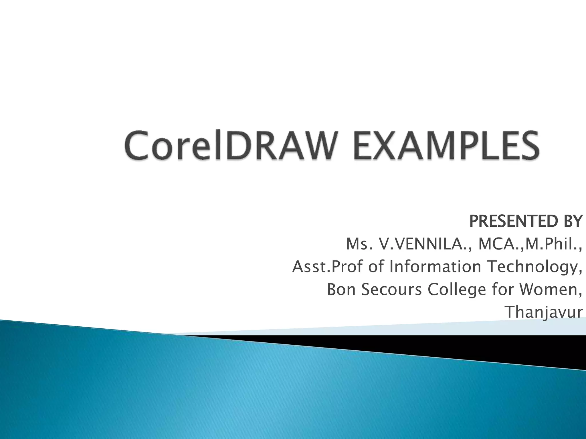CORELDRAW EXAMPLES | PPT