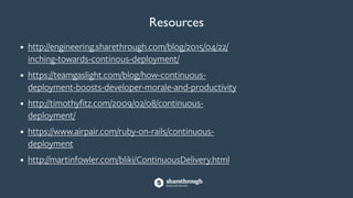 Continuous Deployment of Rails Applications | PPT