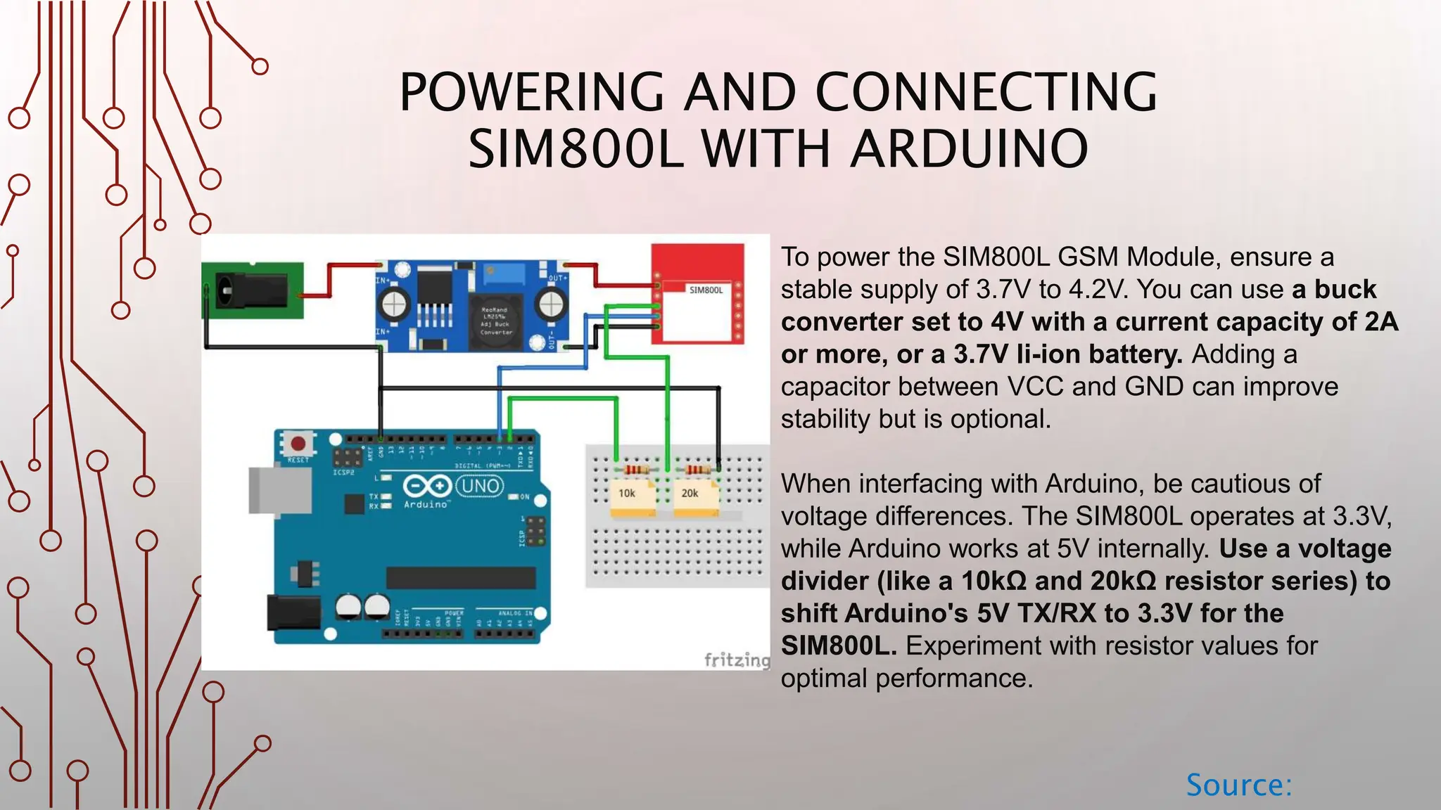 Here's how to troubleshoot SIM800L and the basics. | PPT