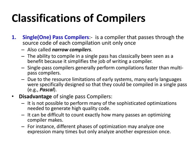 Cd ch1 - introduction | PPTX | Programming Languages | Computing