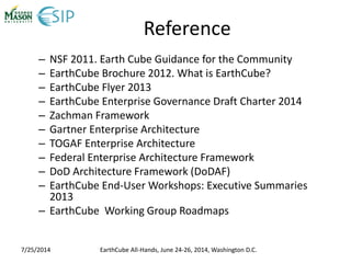 AHM 2014: Conceptual Design, Developing a Data-Oriented Human-Centric Enterprise Architecture ...