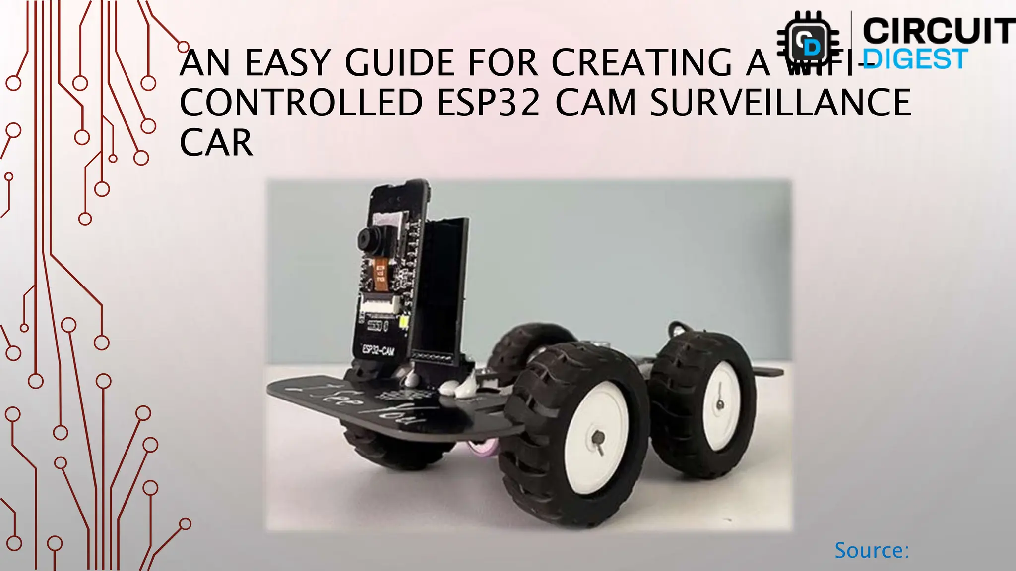 Check out this interesting tutorial on building an ESP32-CAM surveillance car! | PPTX