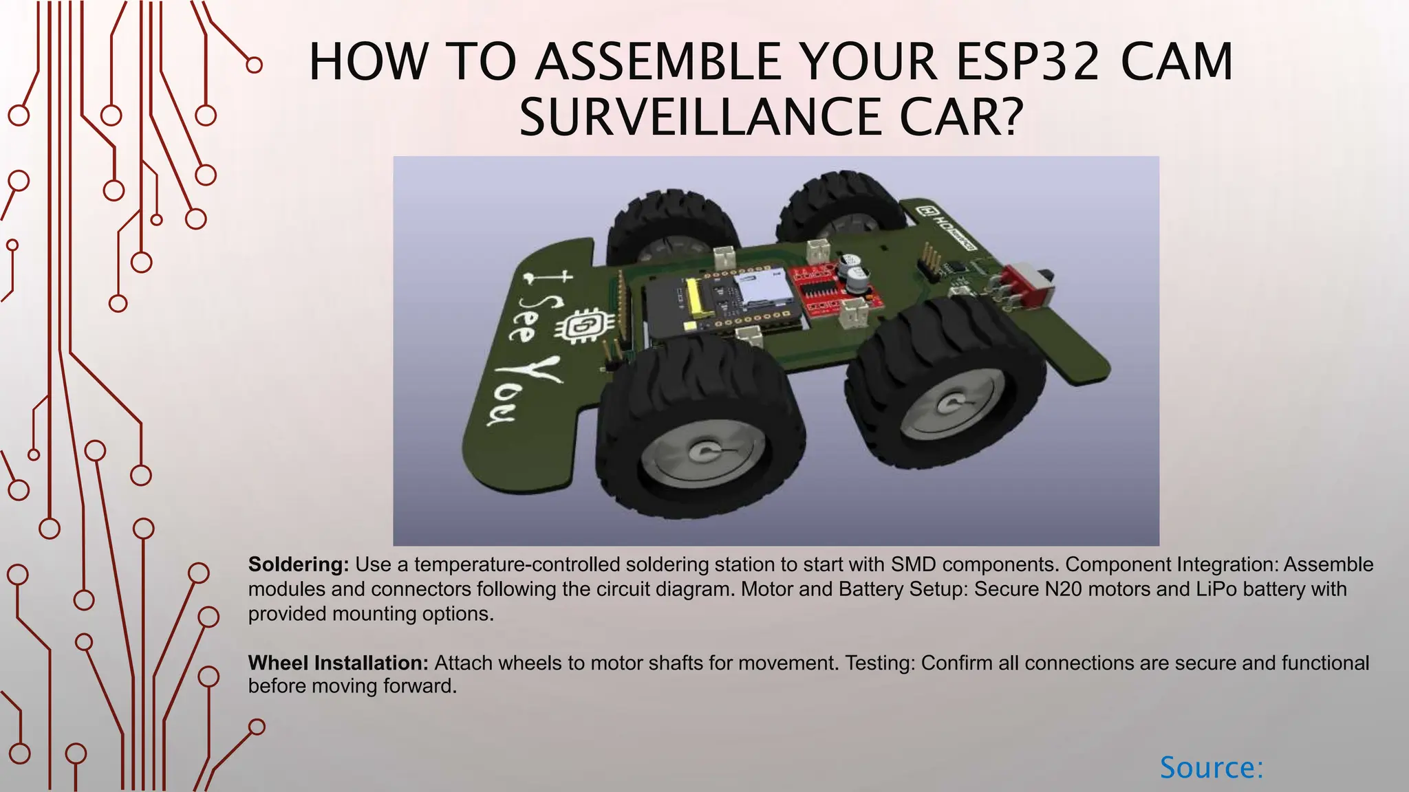 Check out this interesting tutorial on building an ESP32-CAM ...