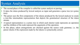 The Phases of a Compiler | PPTX