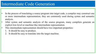 The Phases of a Compiler | PPTX | Programming Languages | Computing