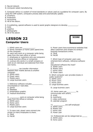 Cd ict-worksheet-la1-form-4 | DOC