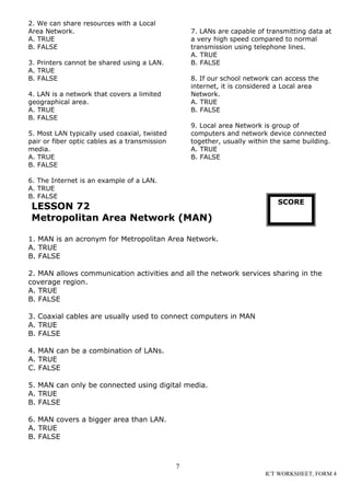 Cd ict-worksheet-la3-form-4 | DOC